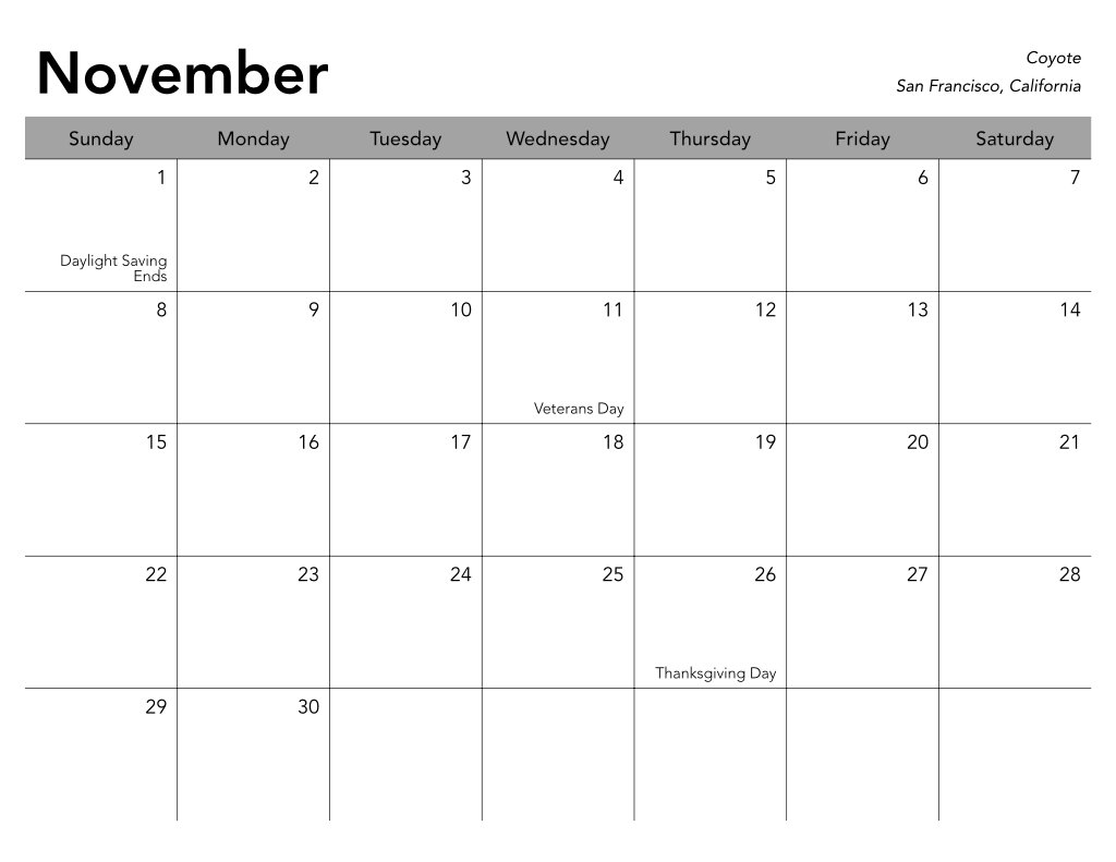 2026 Calendar - Jacques Fortier Photography